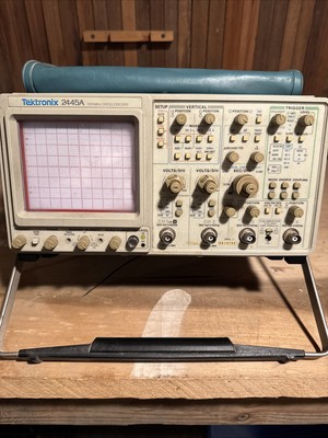 Vintage TEKTRONIX 2445A Analog Oscilloscope Tested See Desc | eBay