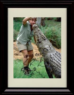 Unframed Steve Irwin Autograph Promo Print - Portrait | eBay