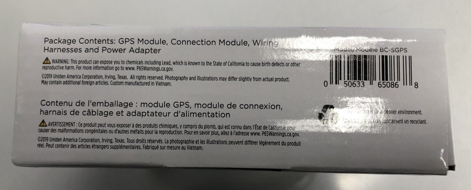 Uniden BC-SGPS Universal Serial GPS Receiver Module Kit w/ all Cables ...