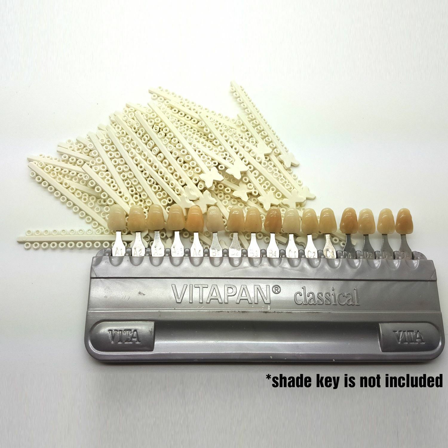 Dental Aesthetic Tooth Orthodontic Elastic Ligature Modules Ivory White ...