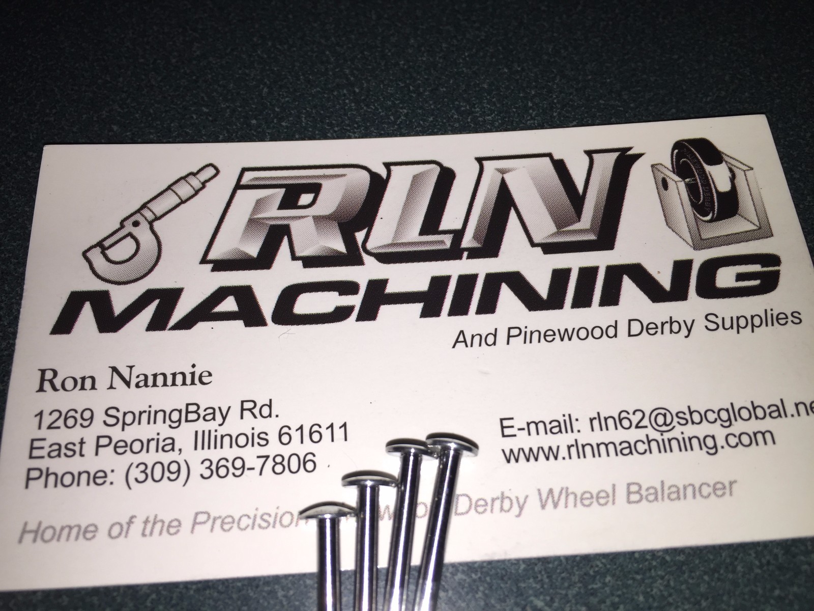 PINEWOOD DERBY BSA RAIL RIDER wheels & speed Axles combo ...