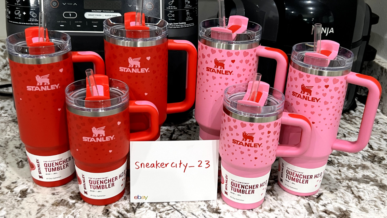 🔥 STANLEY TARGET VALENTINE DAY TUMBLER RUBY / SWEET HEARTS AUTHENTIC ...