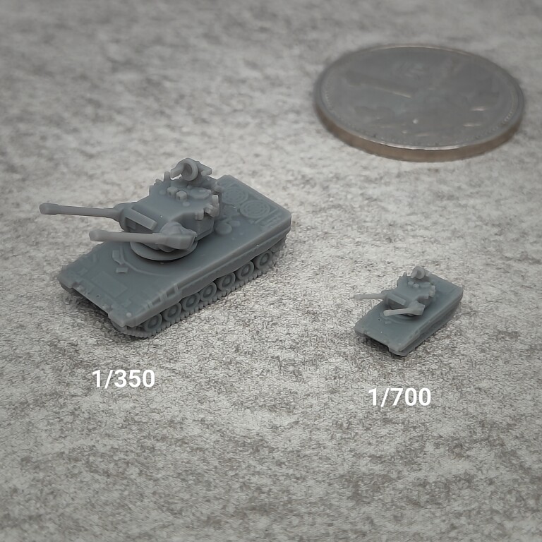 1/350/700resin British Leopard2 Marksman anti-aircraft vehicle 5pc ...