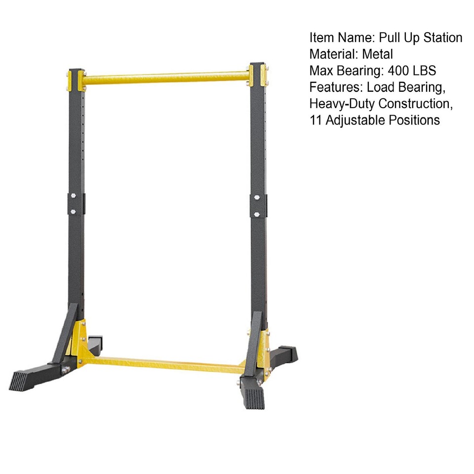 Portable Pull-up Bar Station, Free Standing Pull Up Bar for Home Gym ...