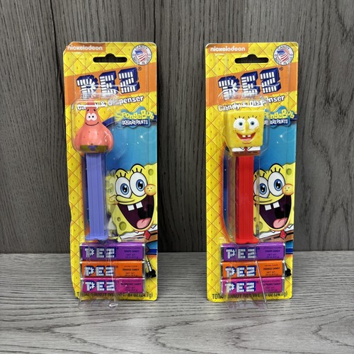 Nickelodeon SpongeBob And Patrick Pez Dispenser Candy New Minor Box ...