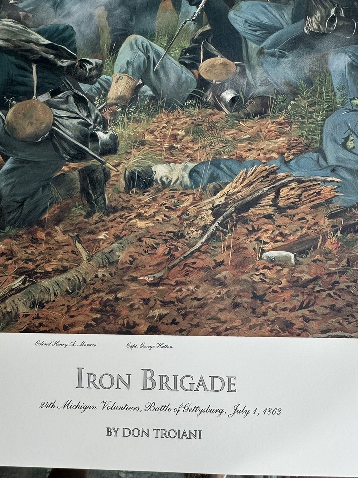 Don Troiani - IRON BRIGADE - Collectible Civil War Print -Low #37 | eBay