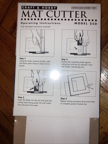 Logan Craft & Hobby Mat Cutter Model 250 Complete Kit Photo Framing ...
