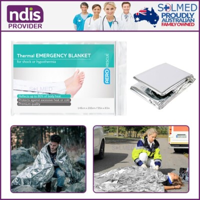 10 X FIRST AID THERMAL SHOCK BLANKET EMERGENCY SURVIVAL AID | eBay