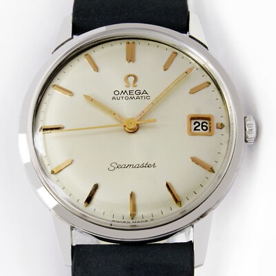 1966s Omega Seamaster Original Silver Dial Men's Vintage Steel Watch ...