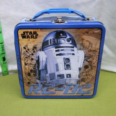 R2-D2 retro droid square Star Wars lunchbox Tin Box Company sci-fi ...