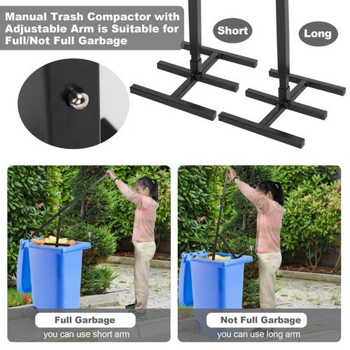 Manual Garbage Can Compactor For Commercial Kitchen Hotel Restaurant ...