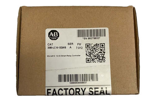 Allen-Bradley 2080-LC10-12QWB Micro810 12 I/O Controller Sealed 2080 ...