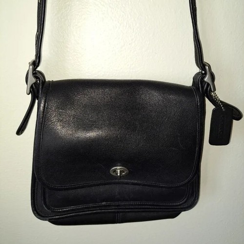 Vintage Coach 9061 Rambler's Legacy Bag With COA Black Leather ...