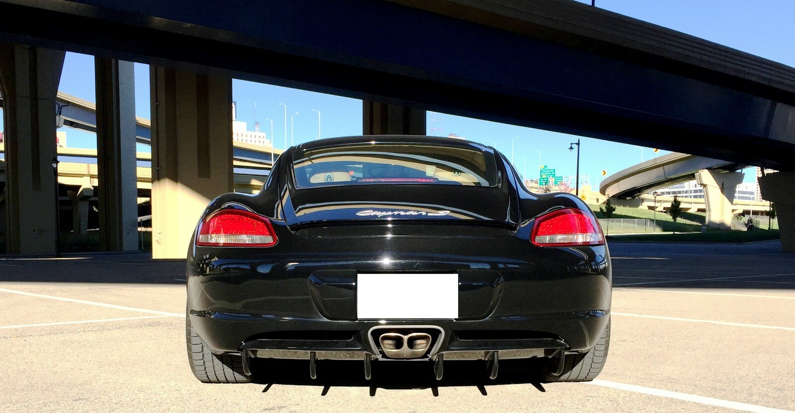 Fiberglass FRP Rear Diffuser For Porsche Cayman 987 2006-2012 987.1 987 ...