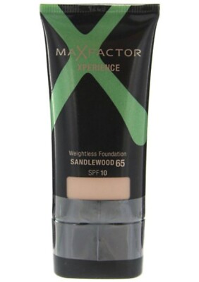 6 × Max Factor USA Xperience Weightless Foundation 30ml - 65 Sandlewood ...