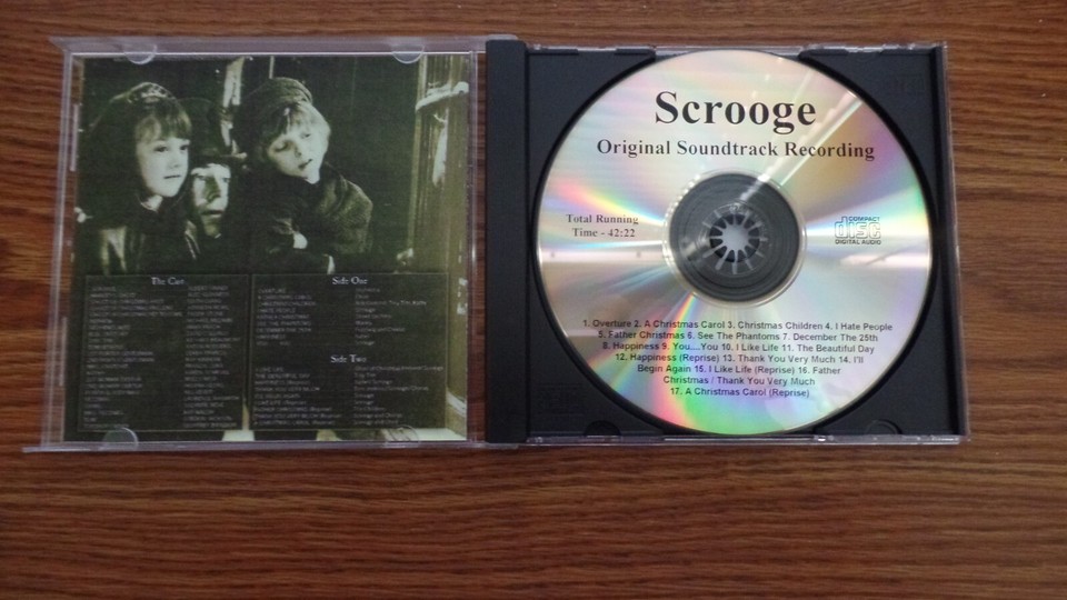 Scrooge Original Motion Picture Soundtrack CD Albert Finney 1970 ...