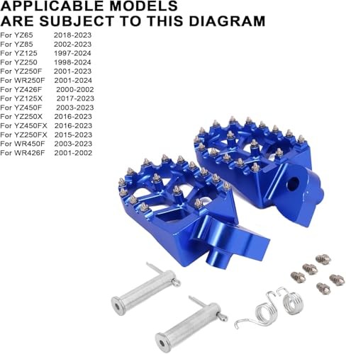 Dirt Bike Foot Pegs,CNC Motorcycle Rest Pedal Footpegs for YZ65 18 ...