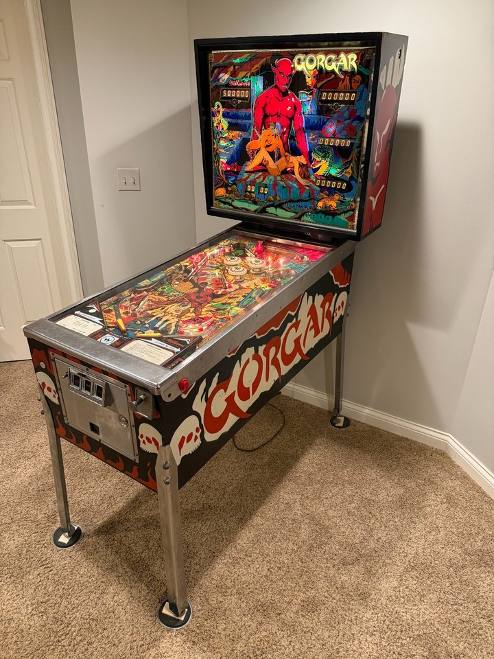 🎯 1979 Gorgar Pinball Machine – Working w/ Voice – Needs Minor TLC | eBay