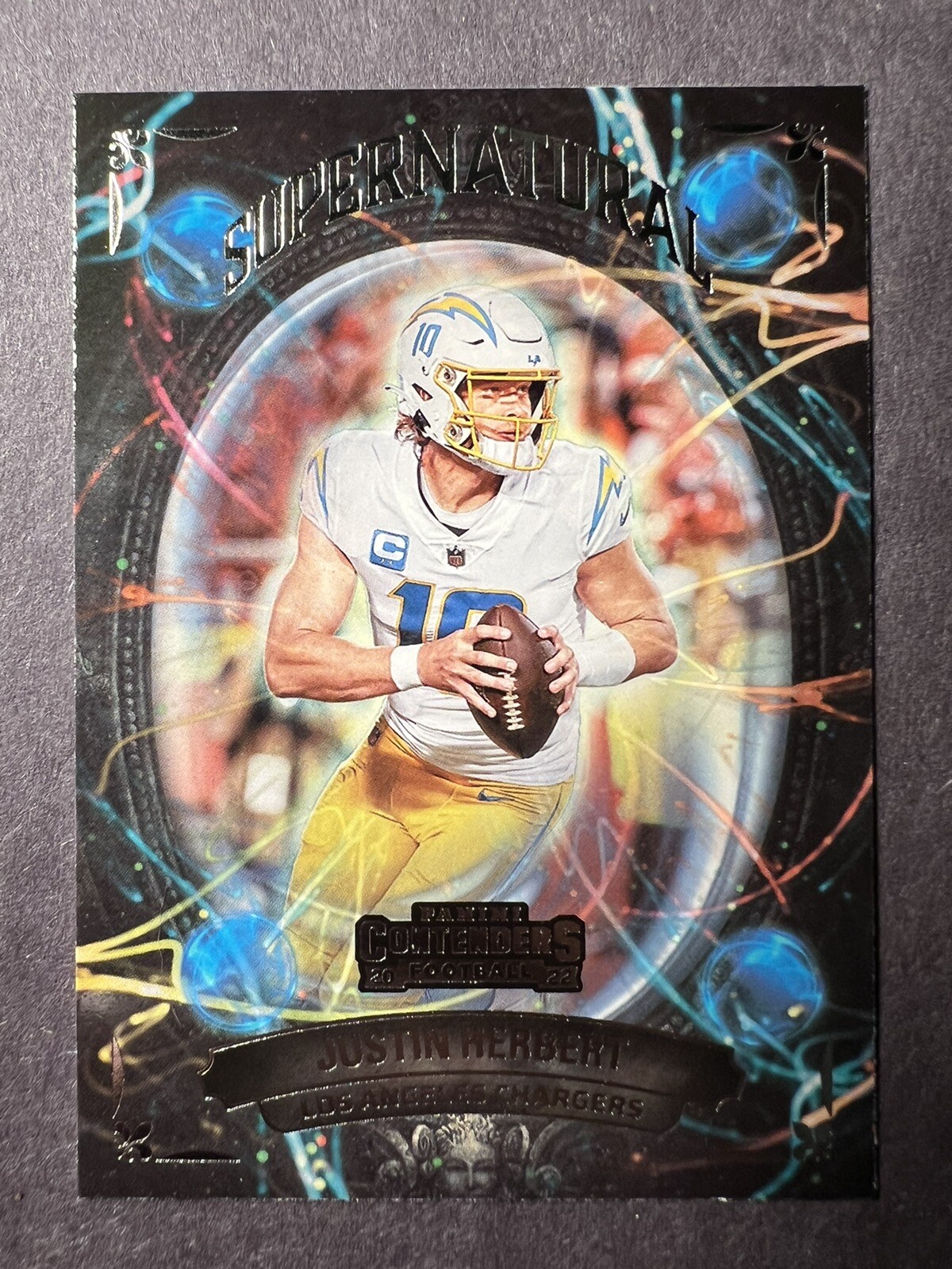 2022 Panini Contenders Supernatural Justin Herbert Los Angeles Rams ...