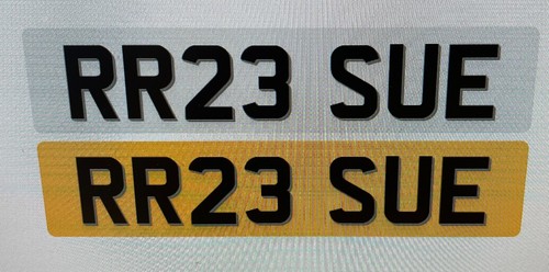RR23 SUE Range Rover Susan - Private Number Plate. Sport Evoque ...