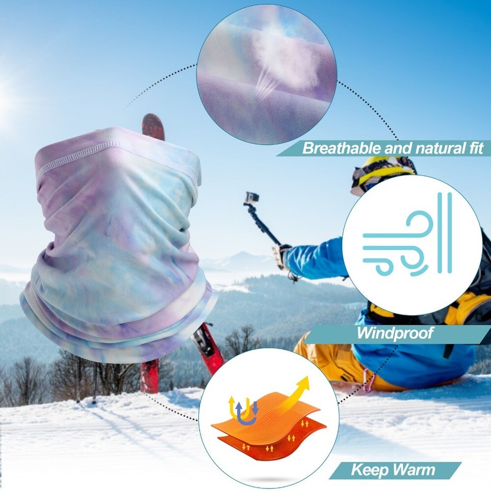 Kids Winter Neck Warmer Gaiter Windproof Face Mask Balaclava for Ski ...