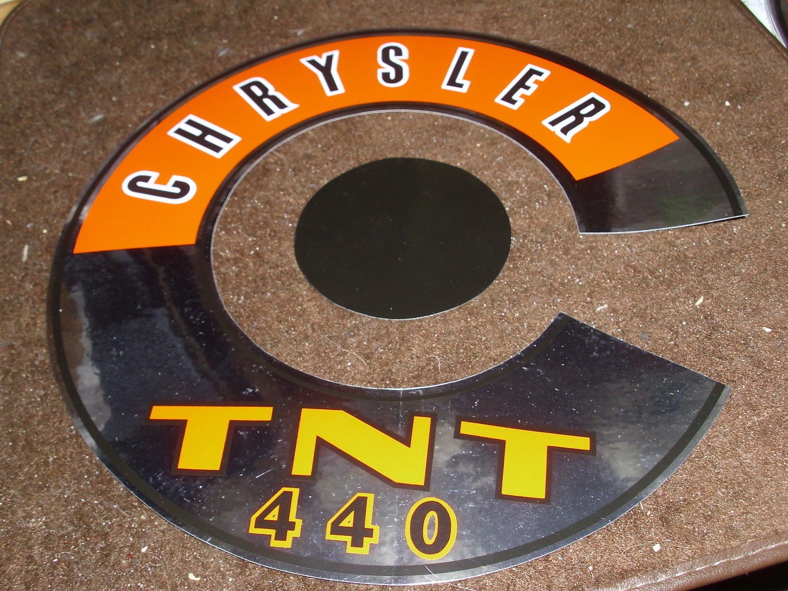 1969 1970 1971 1972 CHRYSLER NEW YORKER 440 T&T TNT AIR CLEANER TOP LID ...