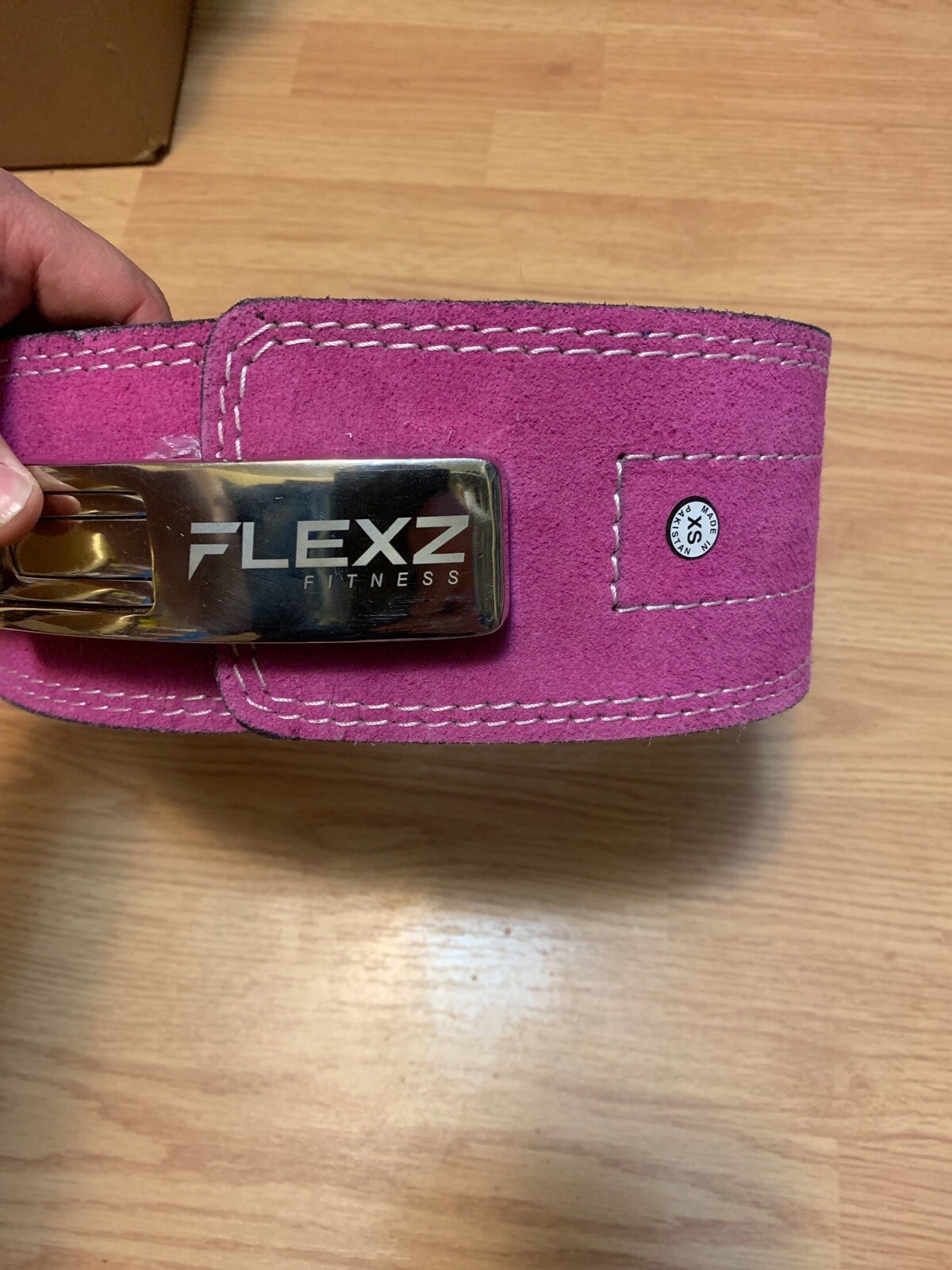Flexz Fitness Powerlifting & Weightlifting Belt w/ Lever Buckle Extra ...