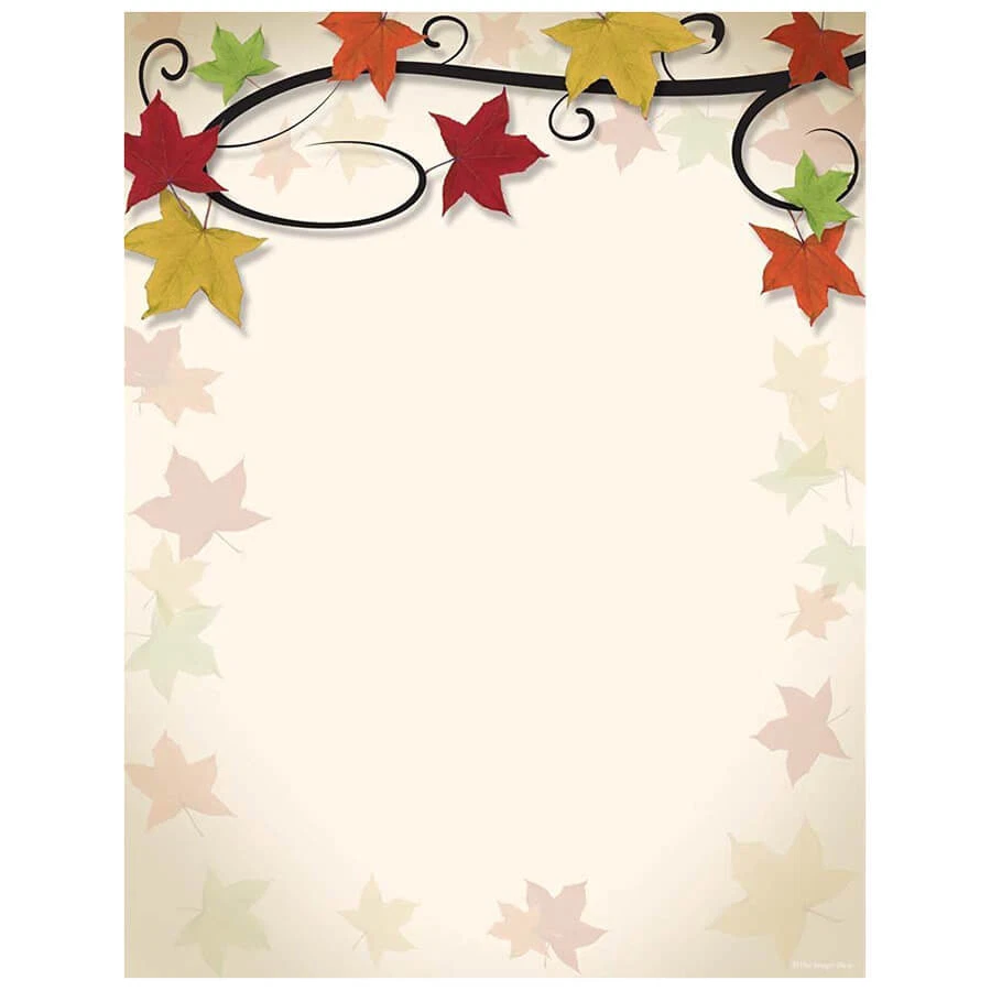 Printer Paper With Decorative Borders | Shelly Lighting