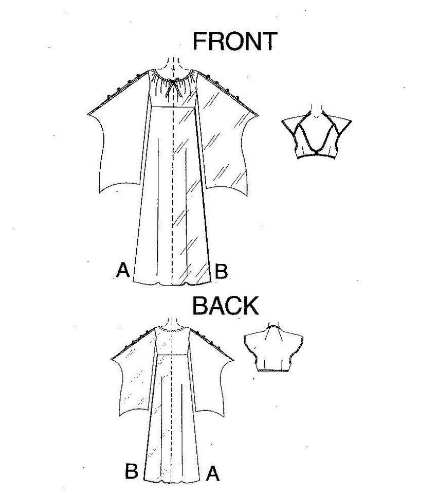 2003 Gothic Vampire Dress Vest Costume Pattern Choice Sz 6-20 McCall's ...