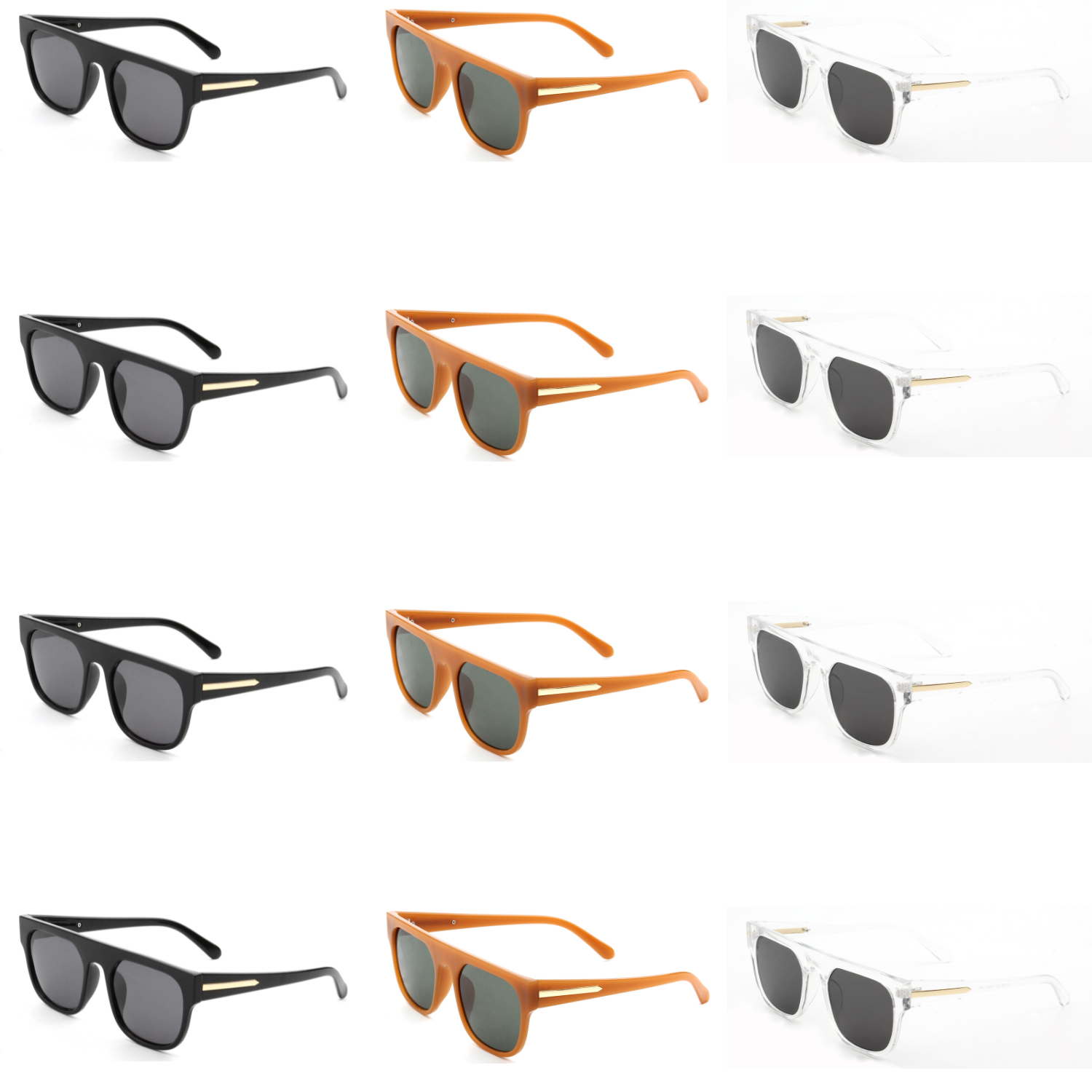 12PC Wholesale Lot Bulk Clearance Sunglasses Women Men Square Retro ...