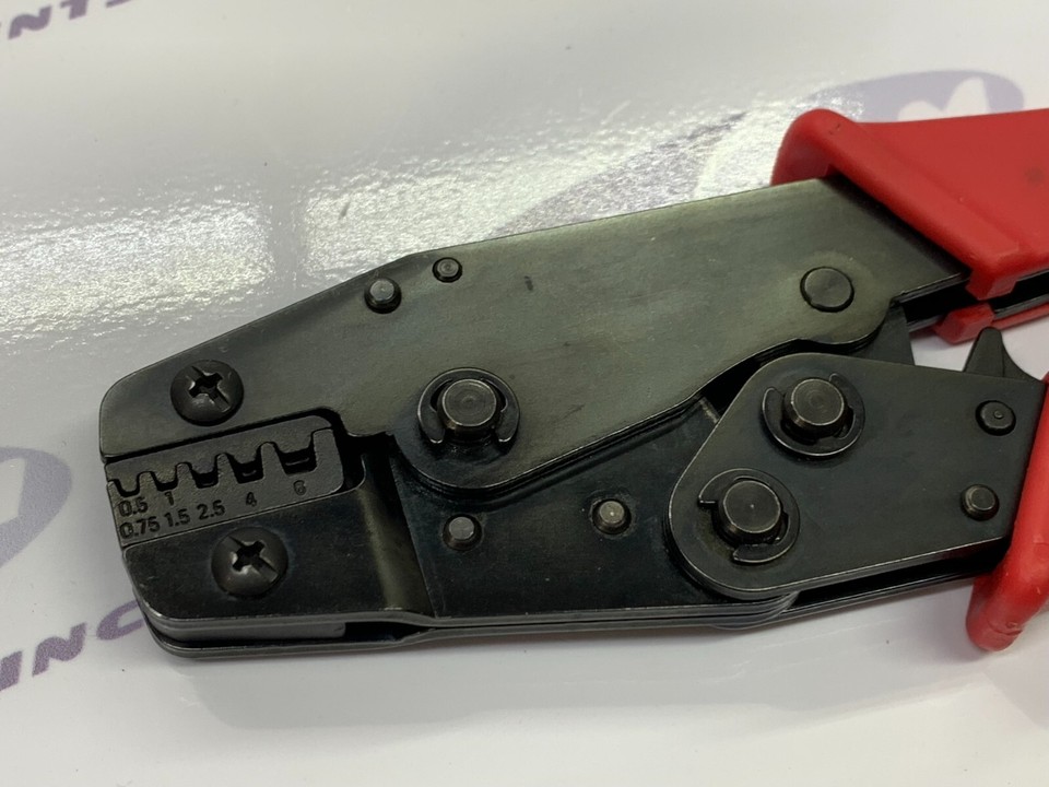 Eclipse Hand Crimp Tool Crimper Ratcheted Open Barrel | eBay