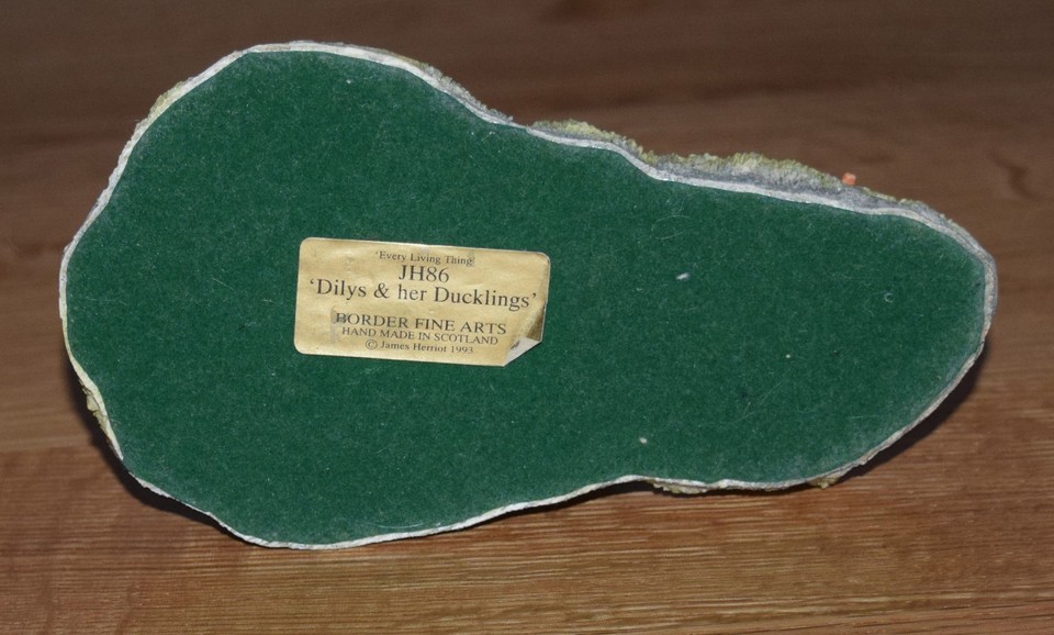 BORDER FINE ARTS. DILYS & HER DUCKLINGS. MODEL JH86. LOVELY CONDITION ...