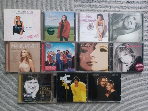 CD Joblot Bundle Collection x11 Barbra Streisand Leann Rimes Eva All In ...