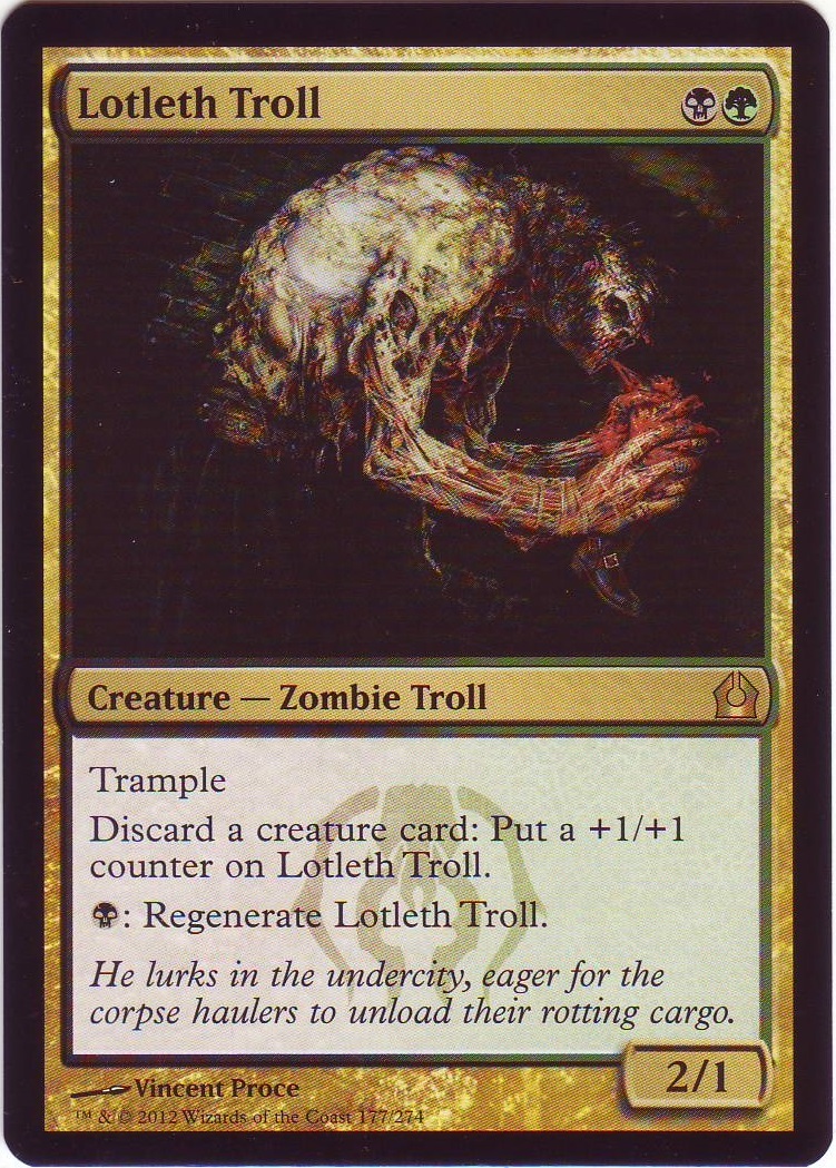 MTG Lotleth Troll Return to Ravnica Rare | eBay Australia