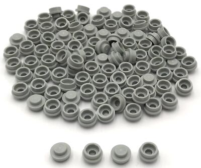 Lego 100 New Light Bluish Gray Plates Round 1 x 1 Stud Pieces | eBay