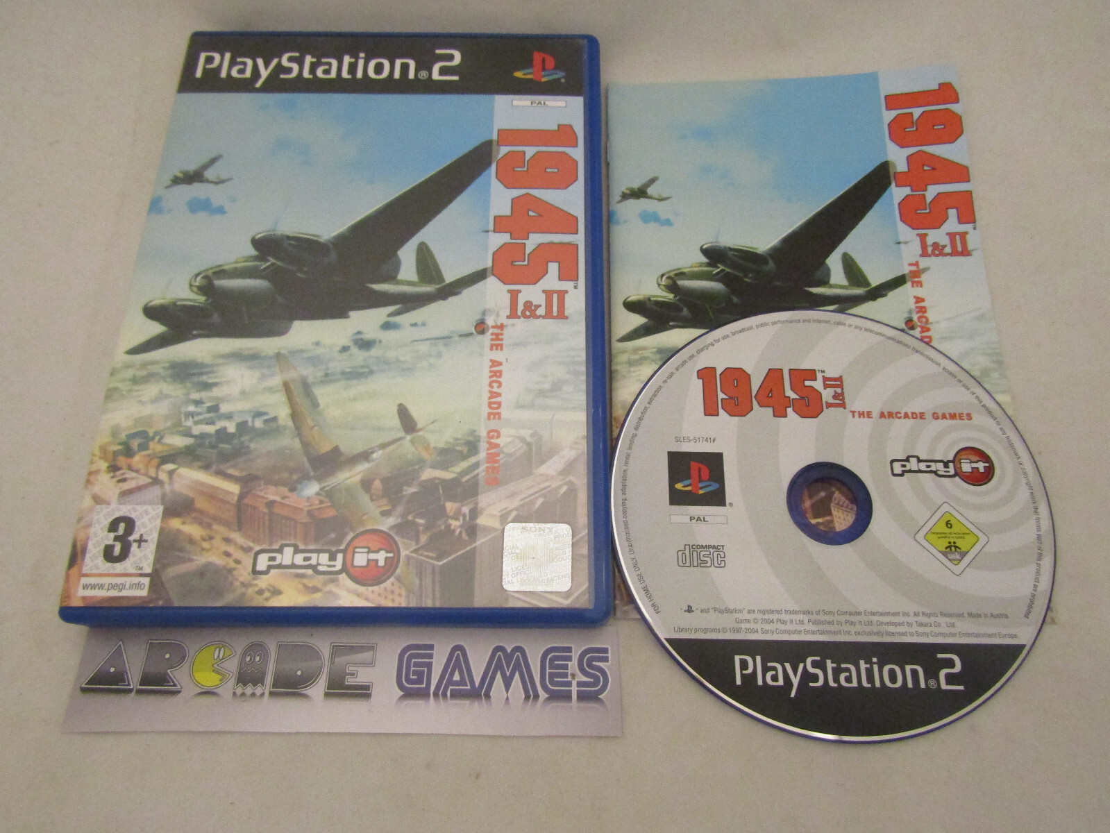 1945 I&II The Arcade Games PlayStation 2 PAL - Prix - Photo - Présentation