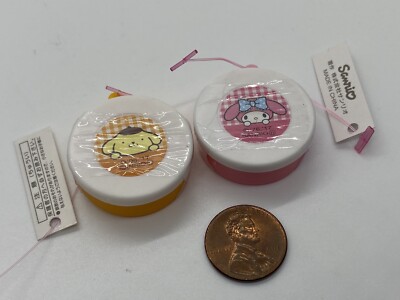 Lot of 2 Sanrio Hello Kitty Mini Containers My Melody + Purin ~ New ...