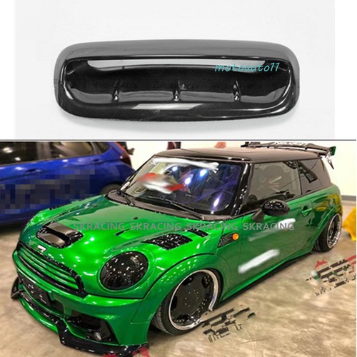 Glossy Black Hood Scoop Vent Trim Larger Bodykit For BMW Mini Cooper S ...