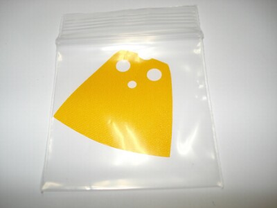 LEGO® Minifigure, Cape Cloth, Short, Shiny Satin Fabric: Yellow | eBay