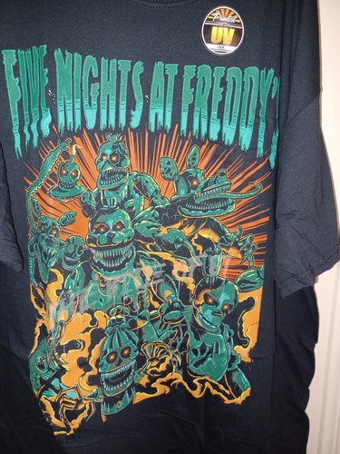 Five Nights At Freddy's Metal Animatronics T-Shirt 2XL New /W Tag | eBay