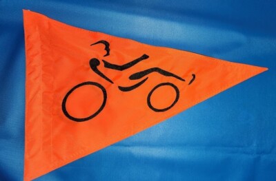 12"x 18" Triangle Recumbent Rider Safety Flag for Recumbent Trike | eBay