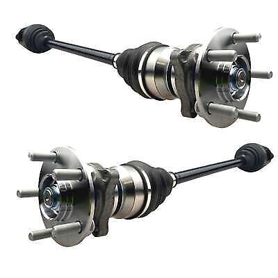2 CV Joint Drive Shafts & Front Wheel Bearing Hubs for Subaru Liberty ...