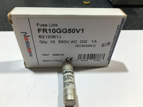 Ferraz Shawmut MERSEN FR10GG50V type gG Fuse 10x38mm Pick Your A Rating ...