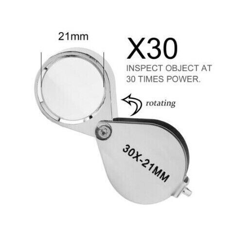 Magnifying Glass Jewellers Loupe Jewellery Eye Lens Magnifier Loop ...