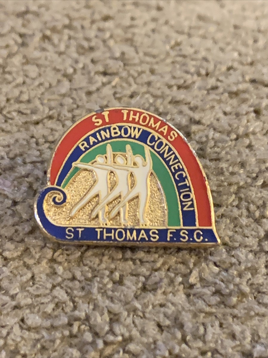 Rainbow Pin Lapel Pin Gold Enamel Pin Shiny Gold Metal Moulded