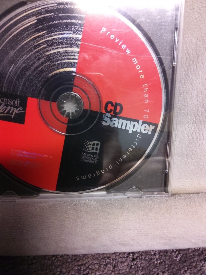 Microsoft Home - CD Sampler for PC (1995) - Disc Only! | eBay