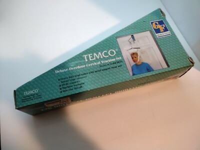 Overdoor Cervical Traction Temco Deluxe Set Model #32-GF1871 New Open ...