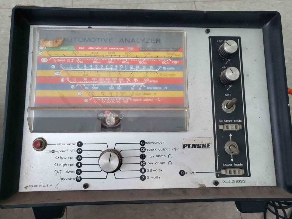 2 Vintage Sears Model 244.21033 Automotive Analyzer Owners Manuals for ...