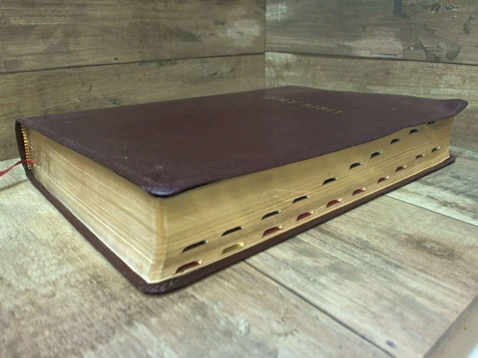 HCSB Super Giant Print Reference Bible, Burgundy Imitation Leather ...