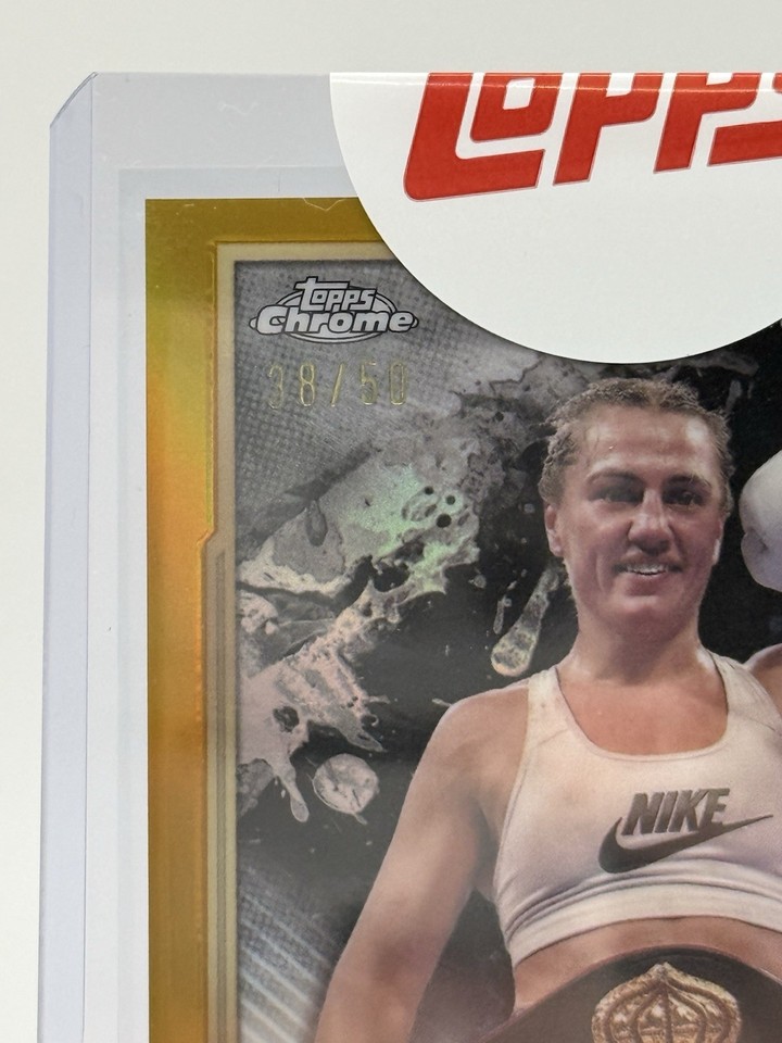 2024 Topps Chrome Boxing Gold Refractor Ellie Scotney Auto /50 | eBay